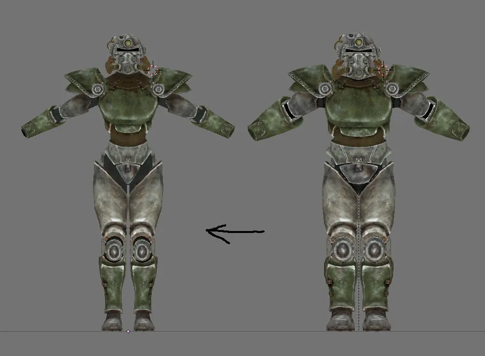Wip T6m T 51b Power Armor At Fallout New Vegas Mods And Community