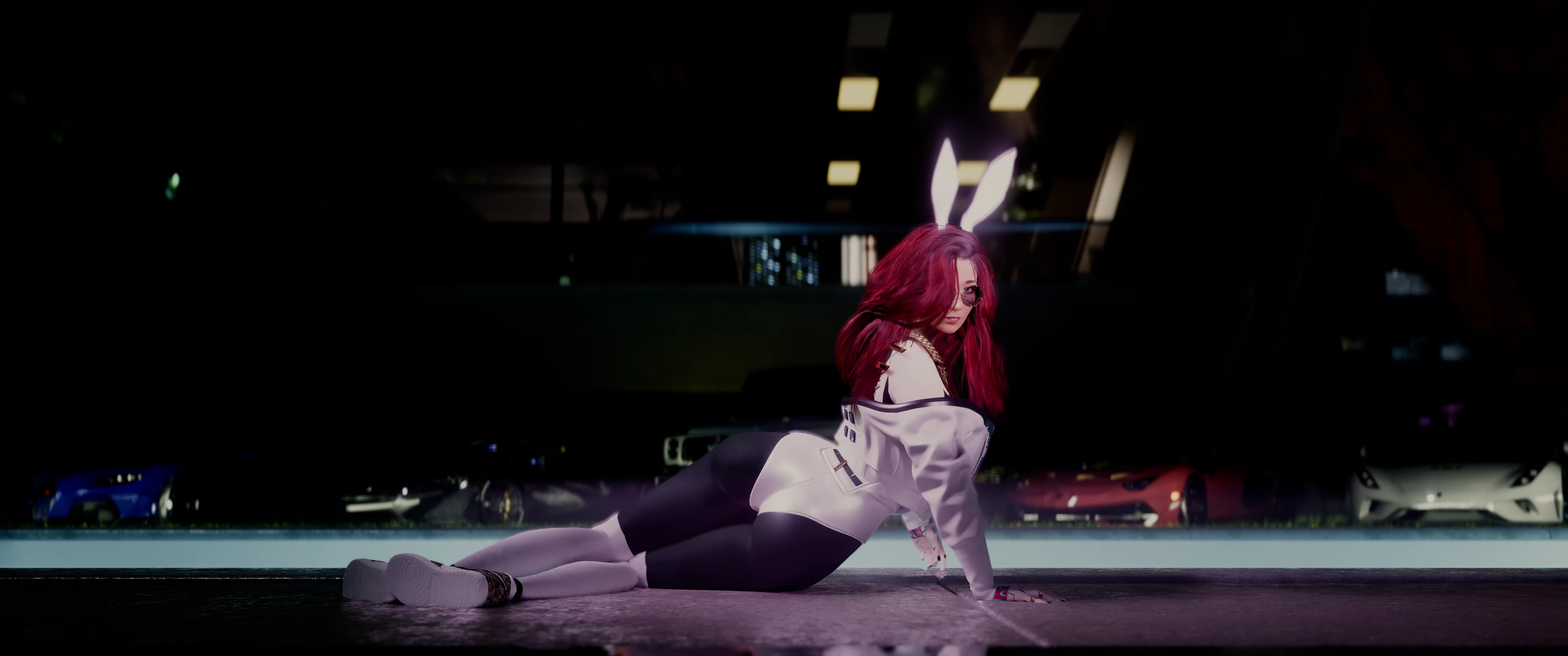 Carpool Night X Spidergwen Bunny At Cyberpunk 2077 Nexus Mods And Community