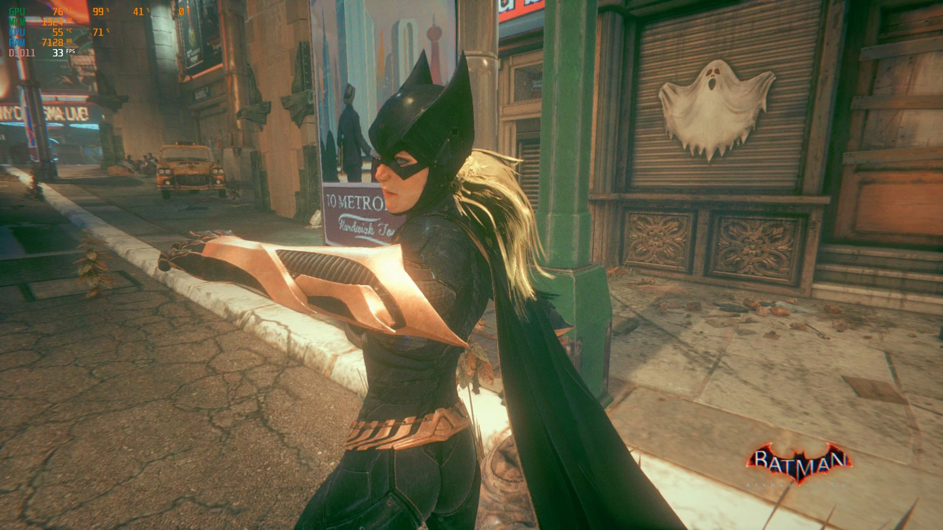 Batgirl Blonde Like Alicia At Batman Arkham Knight Nexus Mods And