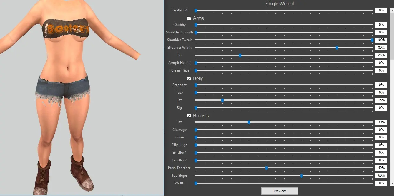 Rustyxxls Cbbe Bodyslide Conversions At Fallout 4 Nexus Mods And