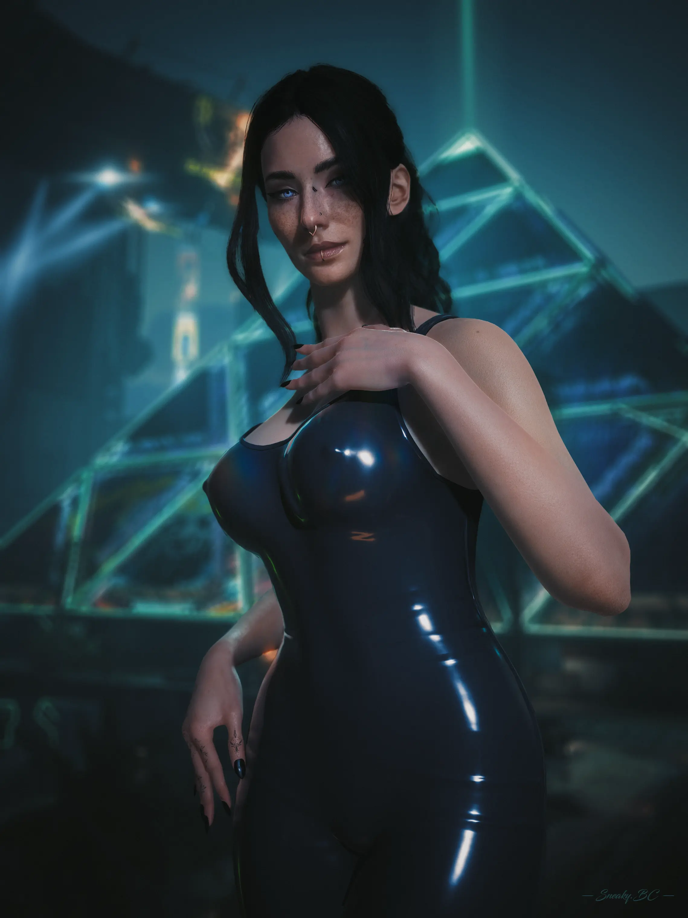 Phantom Liberty Vanilla Clothes Refits For Enhanced Big Breast At