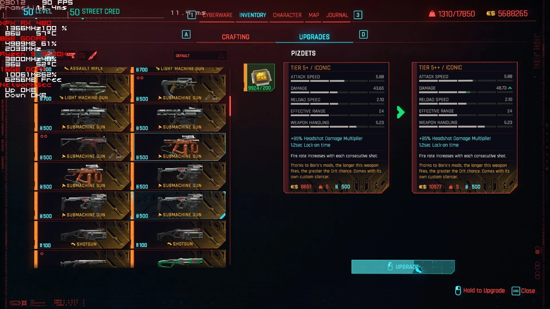 Grant All Iconic Weapons Cet Keybind And Console Command List At