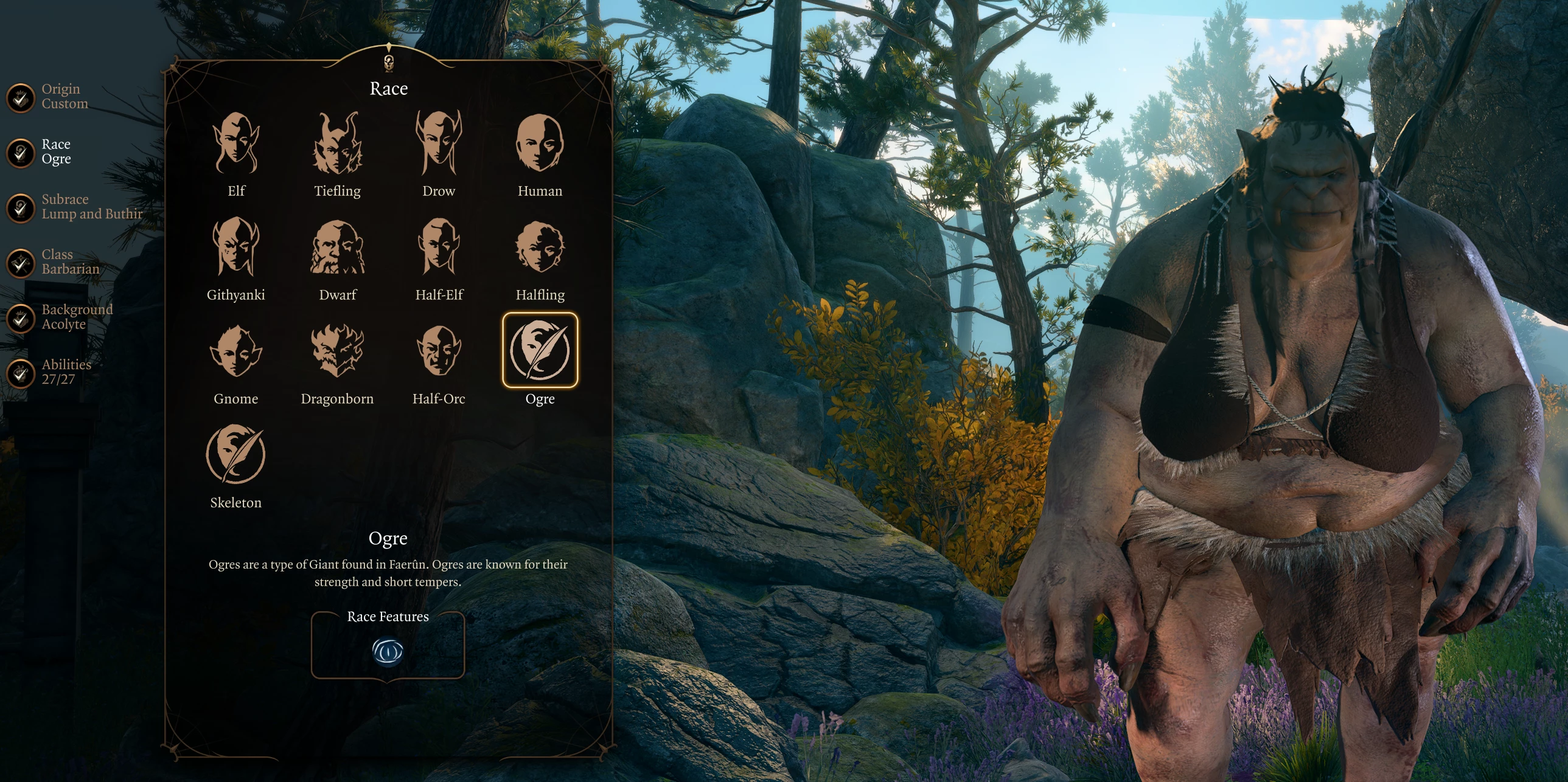 Playable Ogre M F At Baldurs Gate 3 Nexus Mods And Community