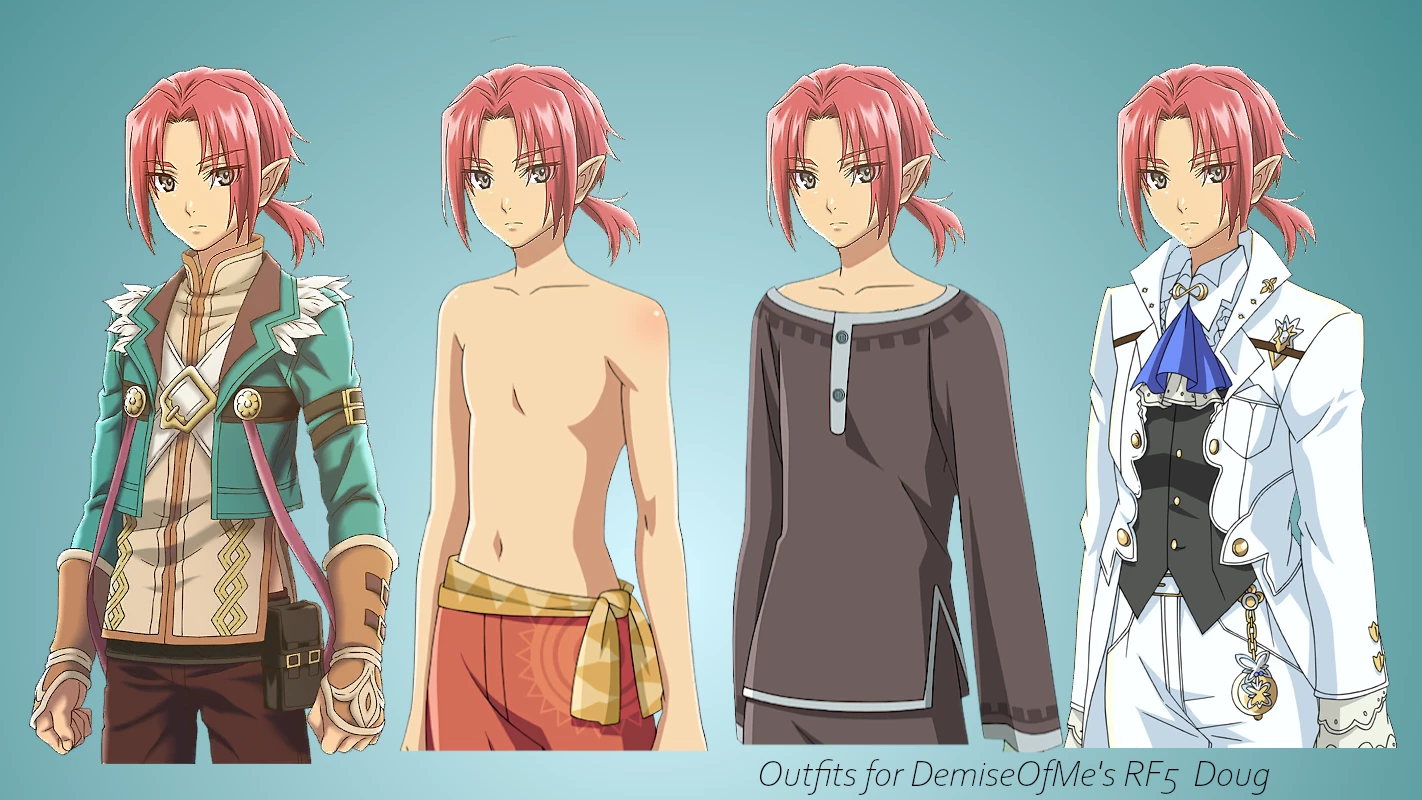 Outfits For Demiseofmes Rf5 Doug Sharpened At Rune Factory 4 Special Nexus Mods And Community
