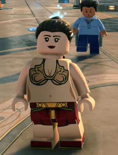Slave Leia With Cleavage At Lego Star Wars The Skywalker Saga Nexus Mods And Community