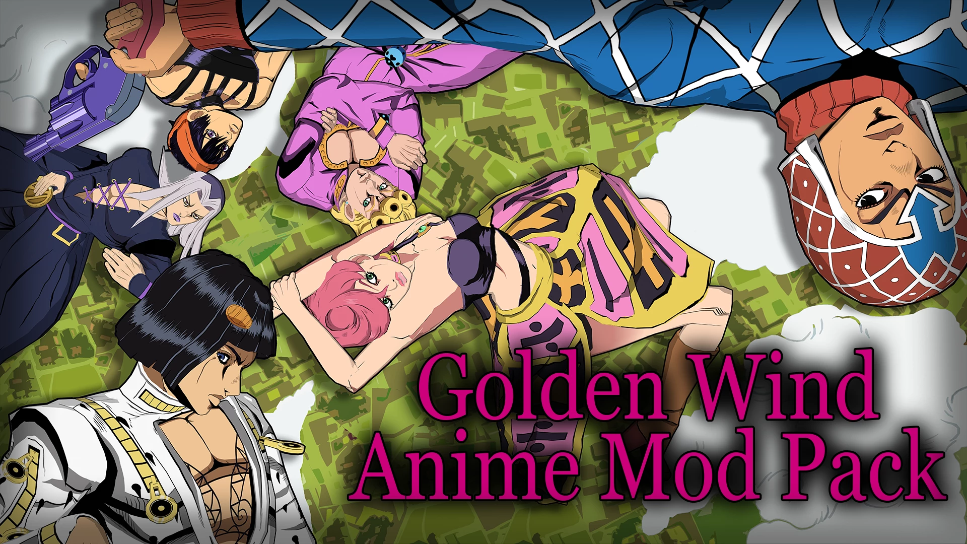 Golden Wind Anime Mod Pack At Jojos Bizarre Adventure All Star Battle